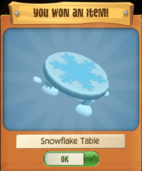 Snowflake Table | Animal Jam Wiki | Fandom