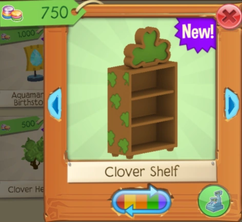 Clover Shelf | Animal Jam Wiki | Fandom