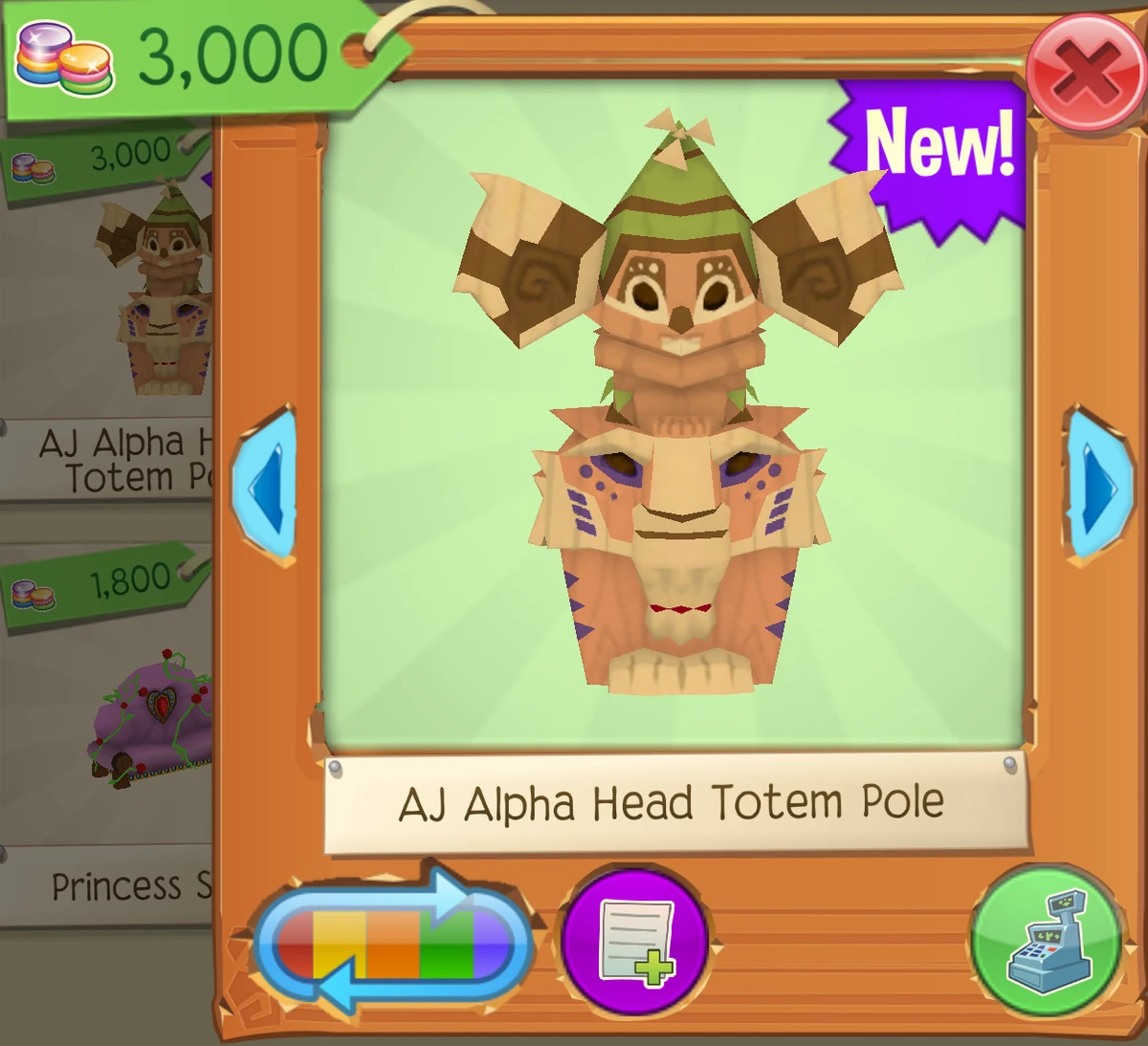 AJ Alpha Head Totem Pole | Animal Jam Wiki | Fandom