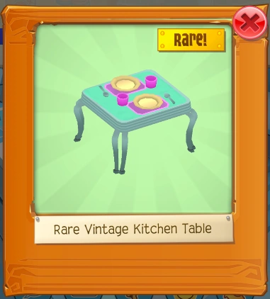 Vintage Kitchen Table/Leilani | Animal Jam Wiki | Fandom