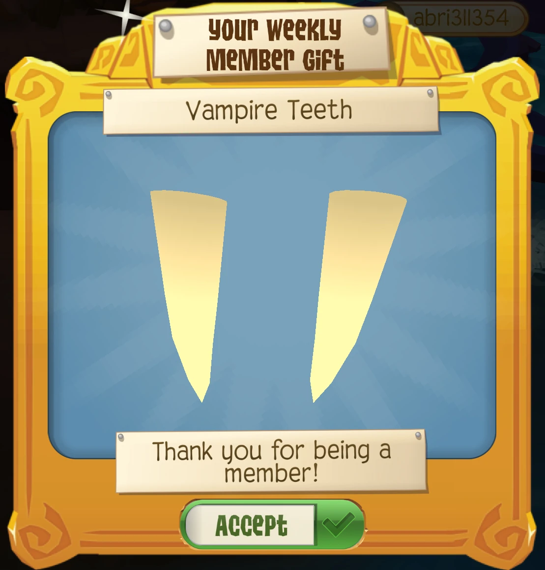 Vampire Teeth | Animal Jam Wiki | Fandom