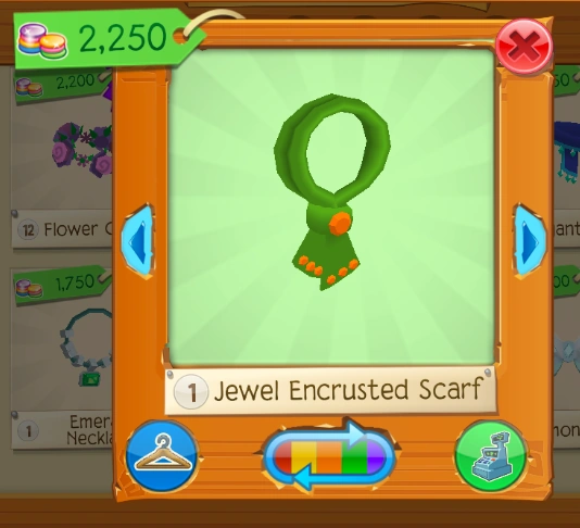 Jewel Encrusted Scarf | Animal Jam Wiki | Fandom