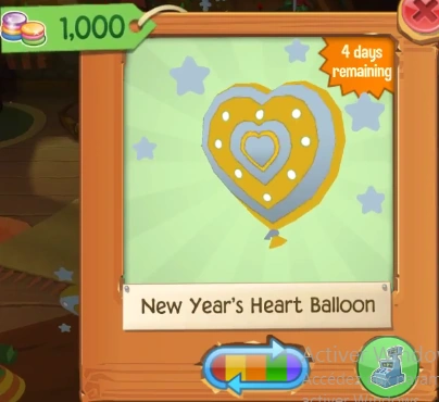 New Year's Heart Balloon | Animal Jam Wiki | Fandom