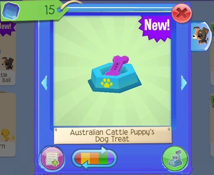 Australian Cattle Puppy's Dog Treat | Animal Jam Wiki | Fandom