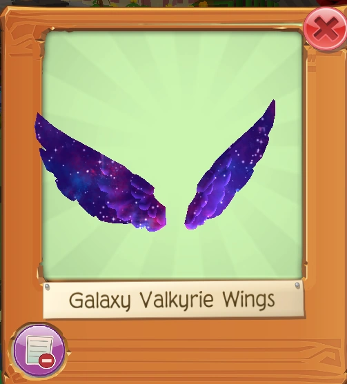 Galaxy Valkyrie Wings | Animal Jam Wiki | Fandom