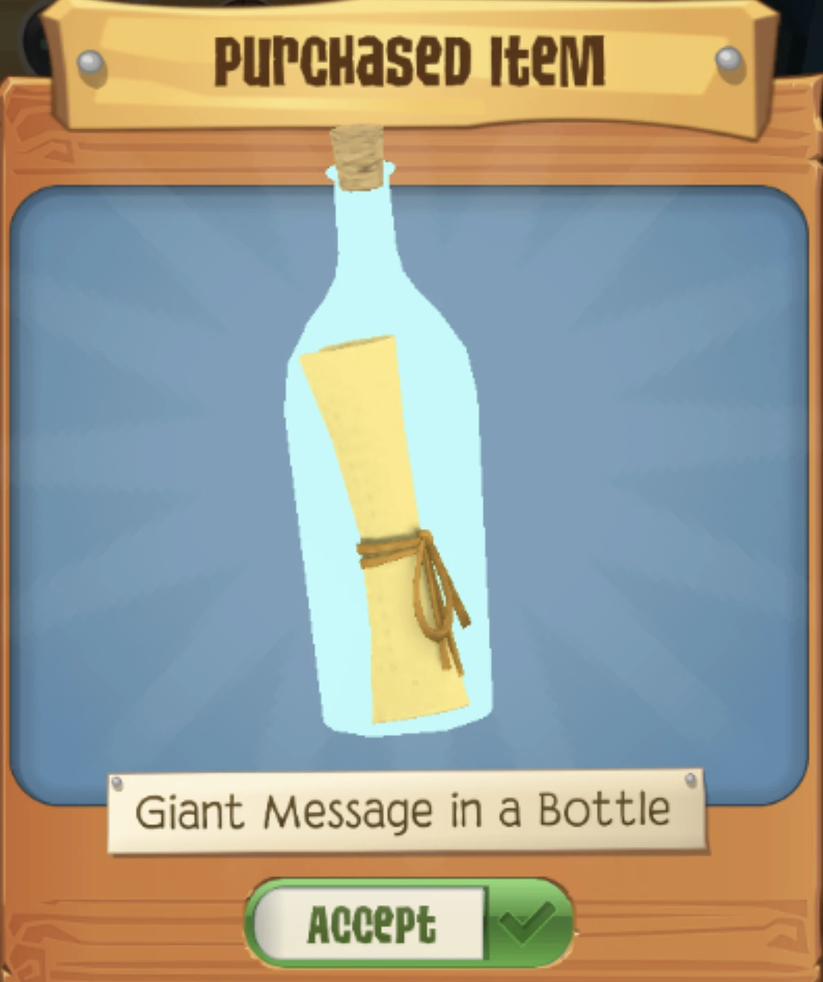Giant Message in a Bottle | Animal Jam Wiki | Fandom