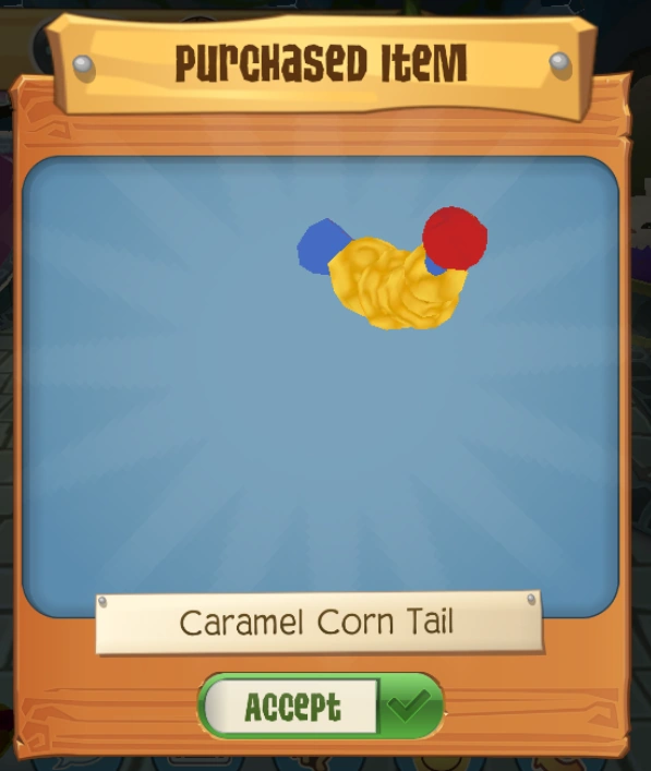 Caramel Corn Tail | Animal Jam Wiki | Fandom