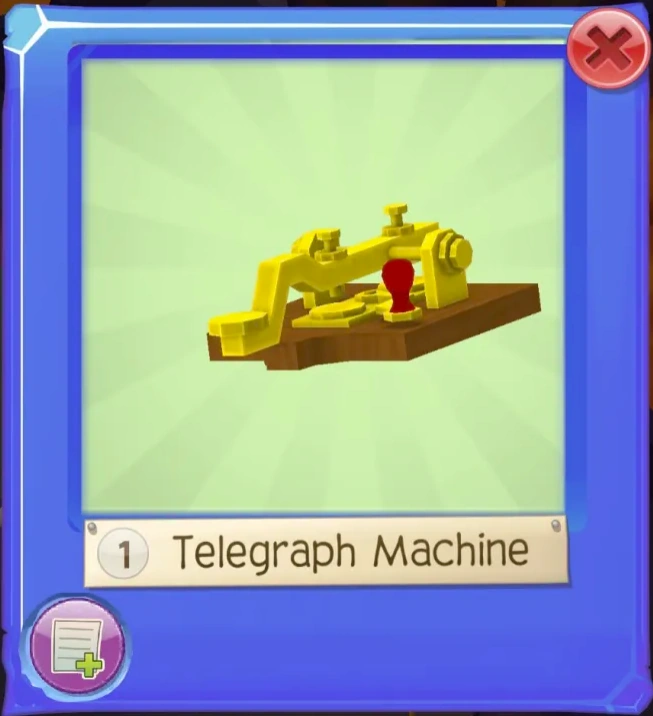Telegraph Machine | Animal Jam Wiki | Fandom