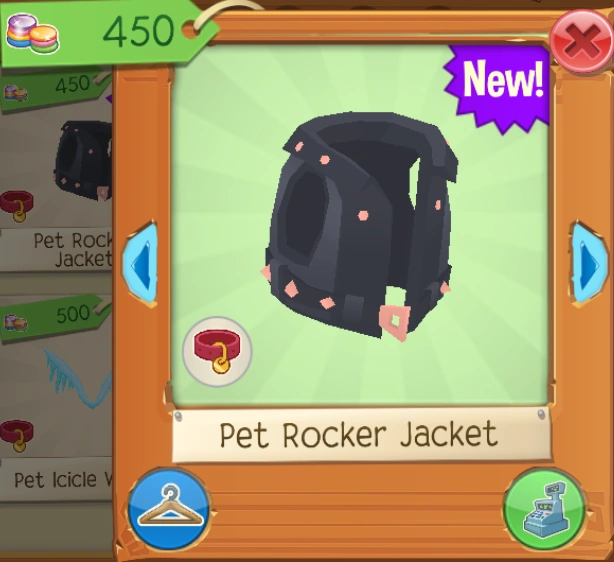 Pet Rocker Jacket | Animal Jam Wiki | Fandom