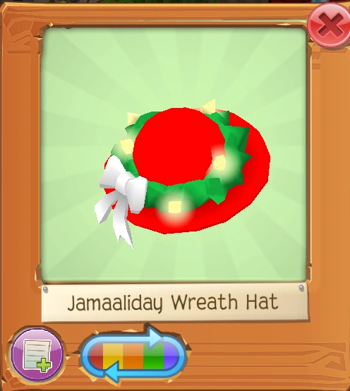 Jamaaliday Wreath Hat/Unreleased | Animal Jam Wiki | Fandom