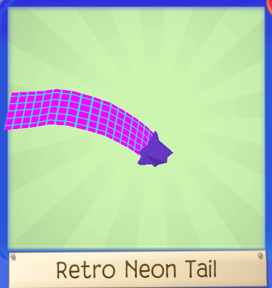 Retro Neon Tail | Animal Jam Wiki | Fandom