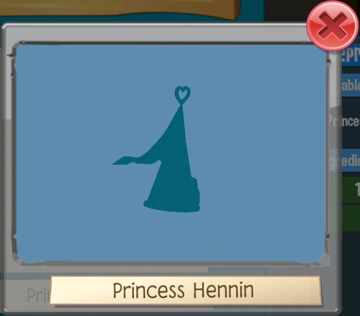 Princess Hennin/Blueprint | Animal Jam Wiki | Fandom