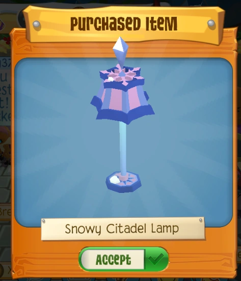 Snowy Citadel Lamp | Animal Jam Wiki | Fandom