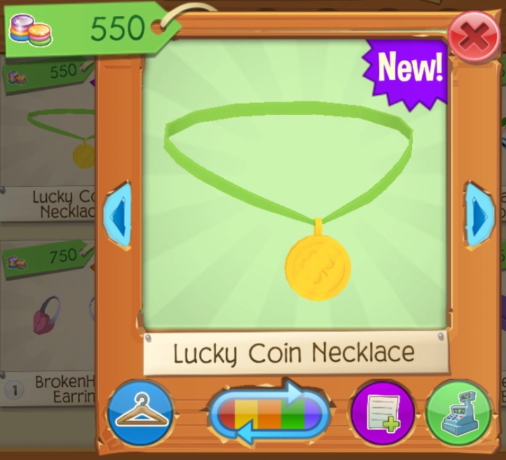 Lucky Coin Necklace | Animal Jam Wiki | Fandom