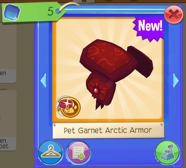 Pet Garnet Arctic Armor | Animal Jam Wiki | Fandom