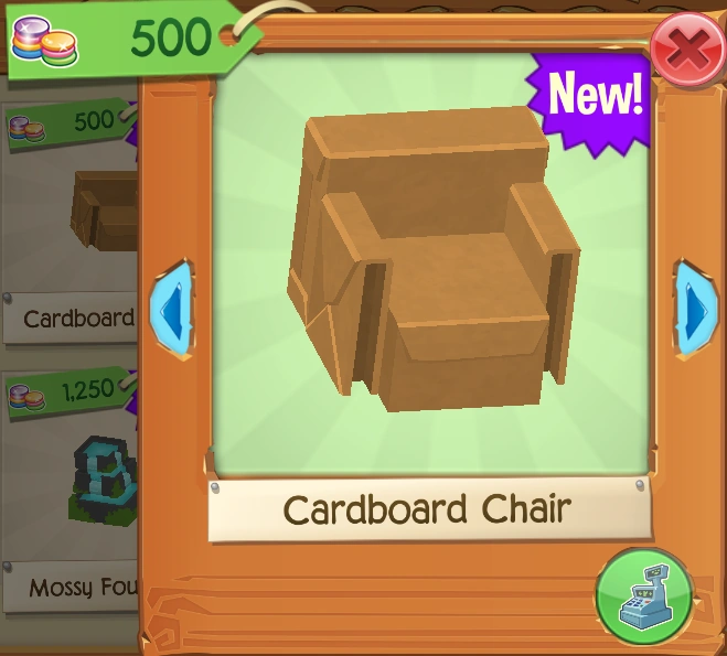 Cardboard Chair | Animal Jam Wiki | Fandom