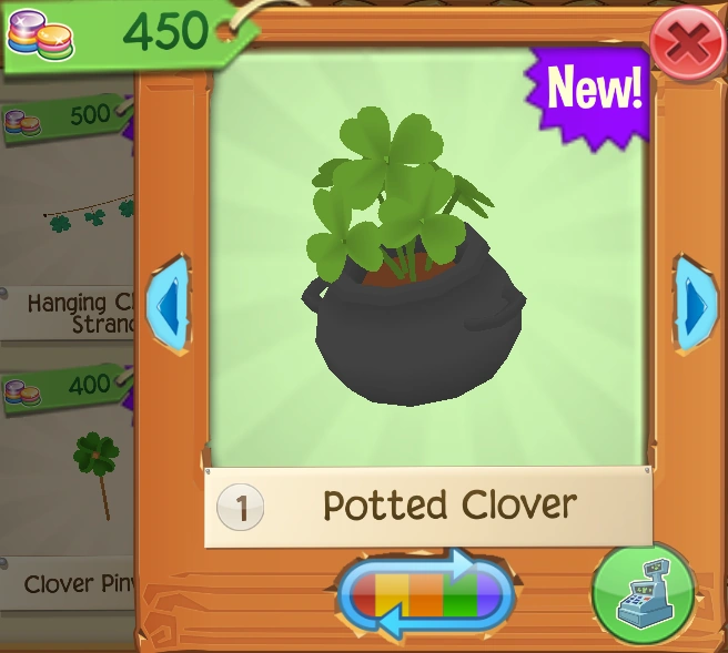 Potted Clover | Animal Jam Wiki | Fandom