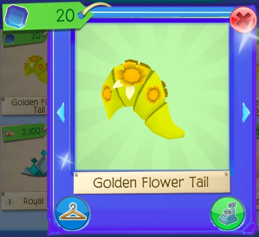 Golden Flower Tail | Animal Jam Wiki | Fandom