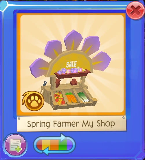 Spring Farmer My Shop | Animal Jam Wiki | Fandom