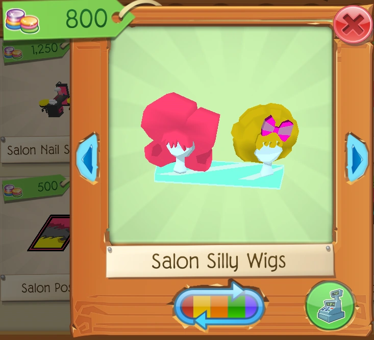 Salon Silly Wigs | Animal Jam Wiki | Fandom