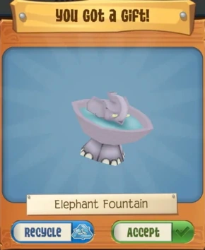 Elephant Fountain | Animal Jam Wiki | Fandom