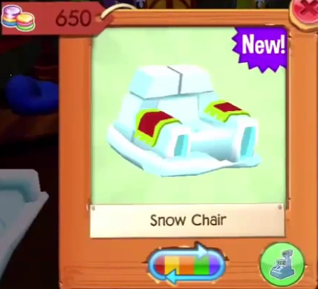 Snow Chair | Animal Jam Wiki | Fandom