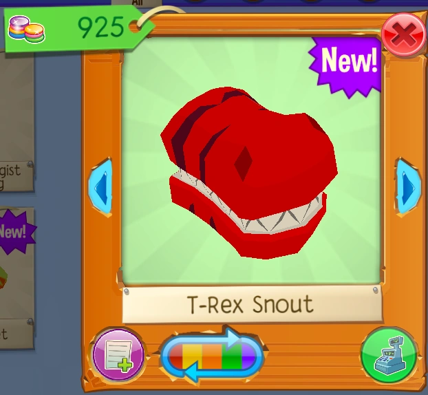 T-Rex Snout | Animal Jam Wiki | Fandom