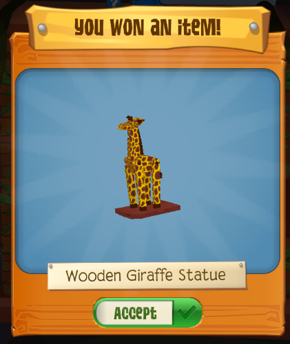 Wooden Giraffe Statue | Animal Jam Wiki | Fandom