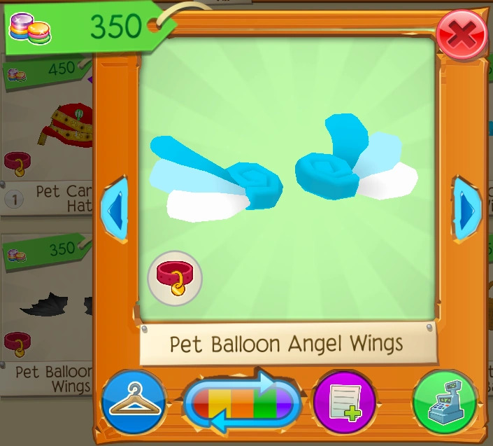 Pet Balloon Angel Wings | Animal Jam Wiki | Fandom