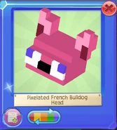 Pixelated French Bulldog Head | Animal Jam Wiki | Fandom