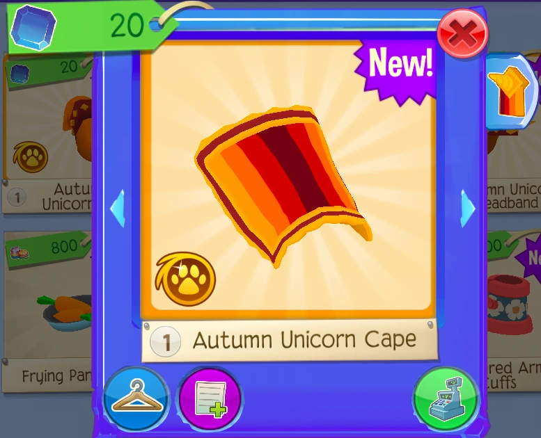 Autumn Unicorn Cape | Animal Jam Wiki | Fandom