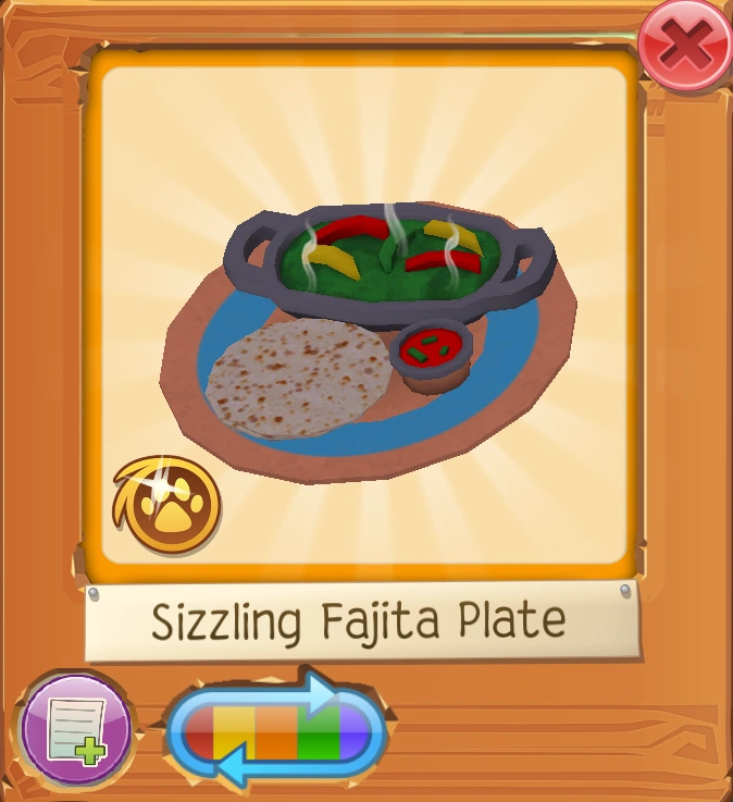 Sizzling Fajita Plate | Animal Jam Wiki | Fandom
