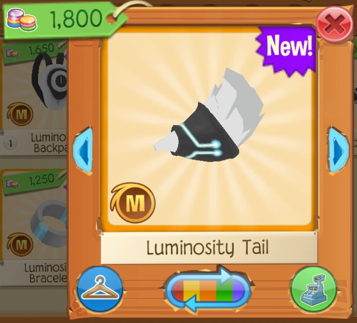 Luminosity Tail | Animal Jam Wiki | Fandom