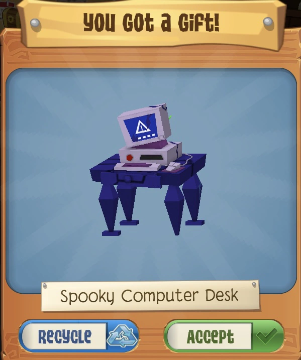 Spooky Computer Desk | Animal Jam Wiki | Fandom