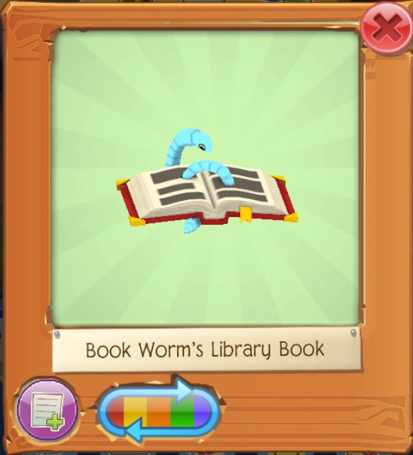 Book Worm's Library Book | Animal Jam Wiki | Fandom