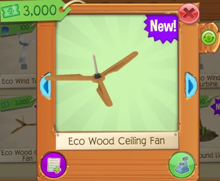 Eco Wood Ceiling Fan | Animal Jam Wiki | Fandom