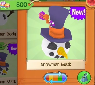 Snowman Mask | Animal Jam Wiki | Fandom