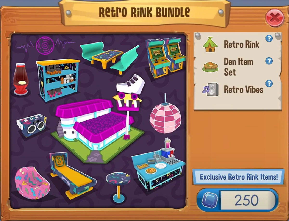 Retro Rink Bundle | Animal Jam Wiki | Fandom