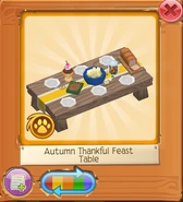 Autumn Thankful Feast Table | Animal Jam Wiki | Fandom