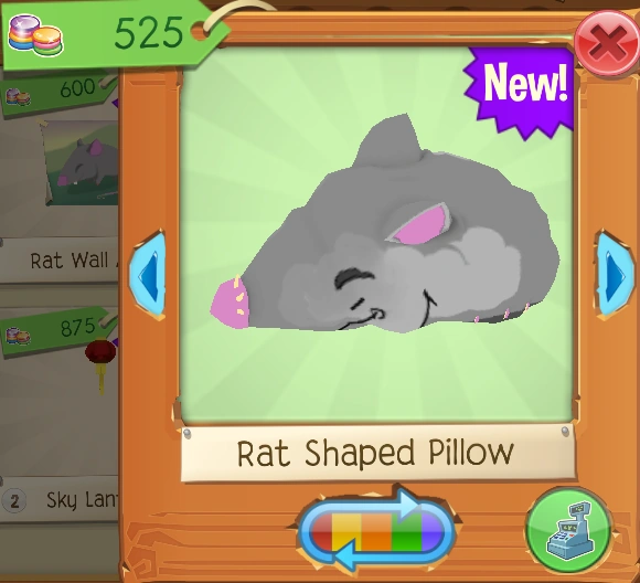 Rat Shaped Pillow | Animal Jam Wiki | Fandom