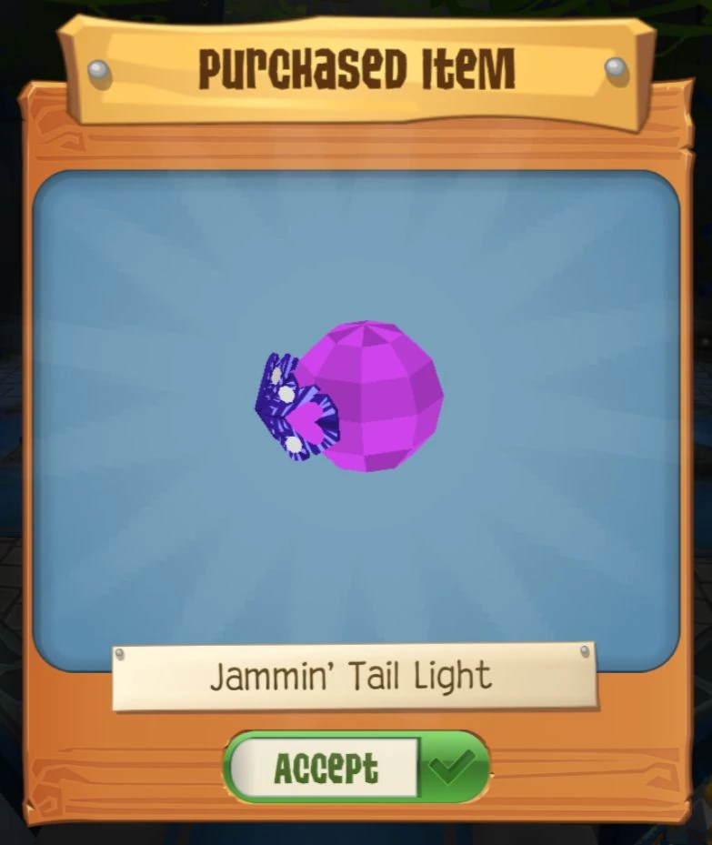 Jammin’ Tail Light | Animal Jam Wiki | Fandom