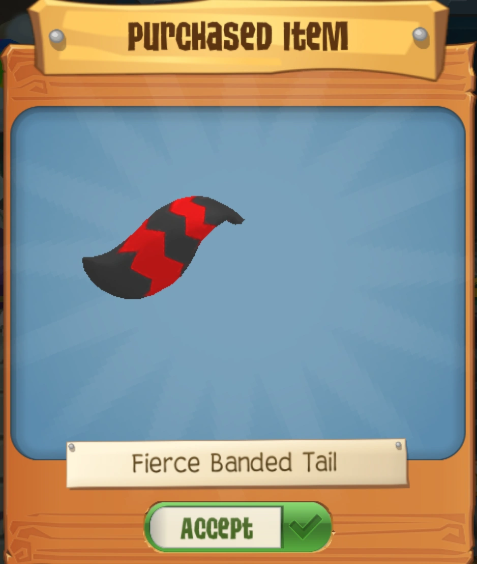 Fierce Banded Tail | Animal Jam Wiki | Fandom