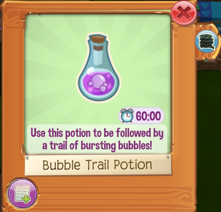 Bubble Trail Potion | Animal Jam Wiki | Fandom