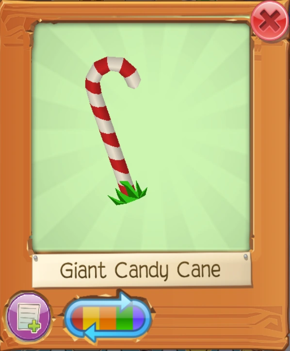 Giant Candy Cane | Animal Jam Wiki | Fandom
