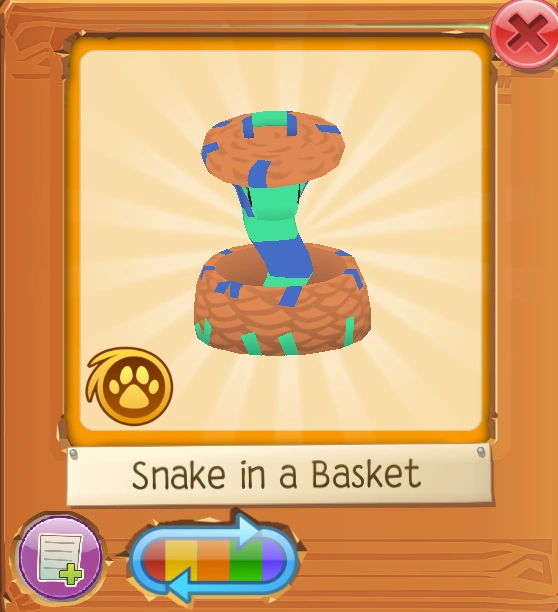 Snake in a Basket | Animal Jam Wiki | Fandom