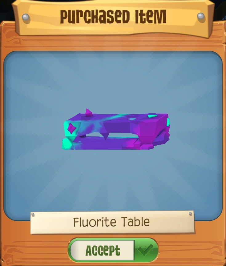 Fluorite Table | Animal Jam Wiki | Fandom