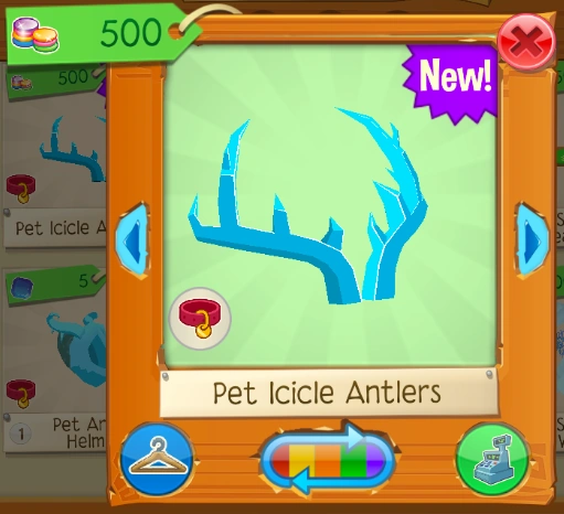 Pet Icicle Antlers | Animal Jam Wiki | Fandom