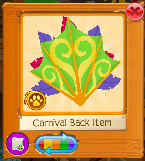 Carnival Back Item | Animal Jam Wiki | Fandom