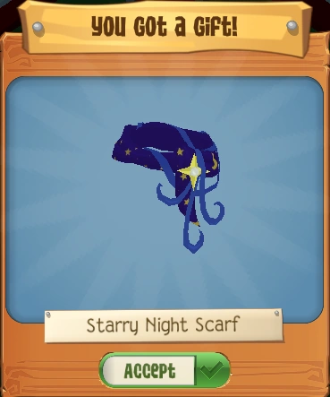 Starry Night Scarf | Animal Jam Wiki | Fandom