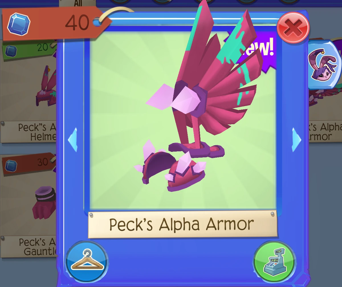 Peck’s Alpha Armor | Animal Jam Wiki | Fandom